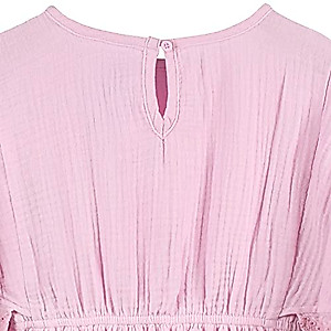 Gerber Baby Girl's Toddler Kaftan Swim Cover Up, Light Pink, 3-6 Months