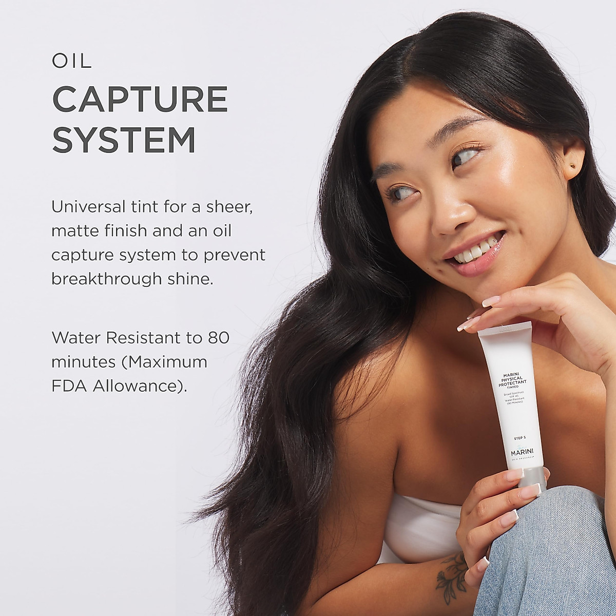 Jan Marini Skin Research Physical Protectant Tinted SPF 45 - Daily Face Protectant Product - Tinted SPF Facial Sunscreen - Sunscreen Aids Against Visible Wrinkles - 2 oz