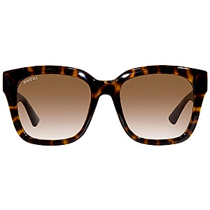 Gucci GG1338SK 002 Havana/Brown Gradient Square 54mm Women's Sunglasses