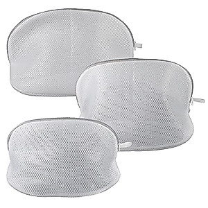 EDOBLUE 3 Pack Premium Laundry Bag For Shoes/Trainers For Washing Machine With Durable Zipper Multi Protection Wash Laundry Net With Durable Zipper Laundry Bag for Travel - 3 Size