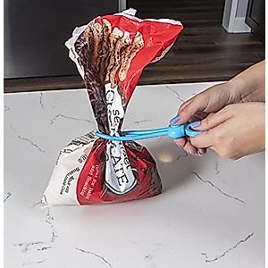 Fresh Fare Innovative Chip Clip Replacement Keep Snacks Fresh, Standard, Blue, Green, Red