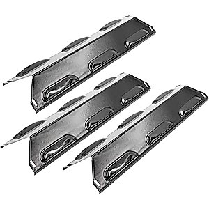 Grill Replacement Parts for Kenmore 146.23678310, 146.23679310, 640-05057371-6, 640-05057373-6, Porcelain Steel Heat Plate Shield, Heat Tent, Flavorizer Bar, Burner Cover for Kenmore Gas Grills