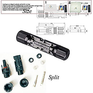 10Pairs Connector Solar Connector Solar Panel Connectors Male Female IP67 TUV 1000Vdc UL 600Vdc Solar