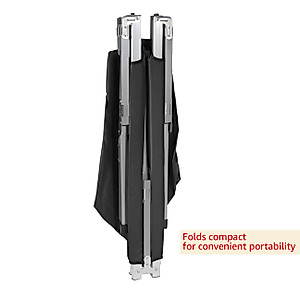 75" Portable Folding Camping Bed & Cot - 260 lbs. Capacity By Trademark Innovations (Black)