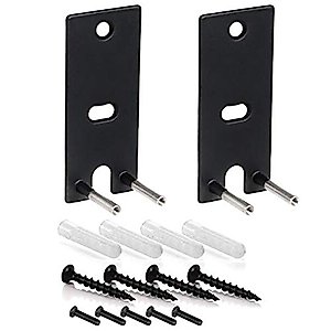 BestPartsCom 1 Pair of Black Wall Mount Brackets Compatible for Bose OmniJewel Lifestyle 650 Home Entertainment System, Speakers Wall Mount Brackets Replacement