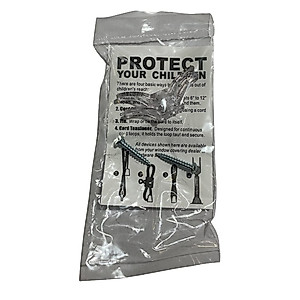 Amazing Drapery Hardware Child Safety Cord Cleat Safety Kit - Clear