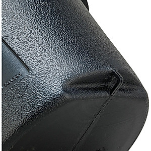 Global Industrial Black Outdoor Ashtray, 1-1/2 Gallon