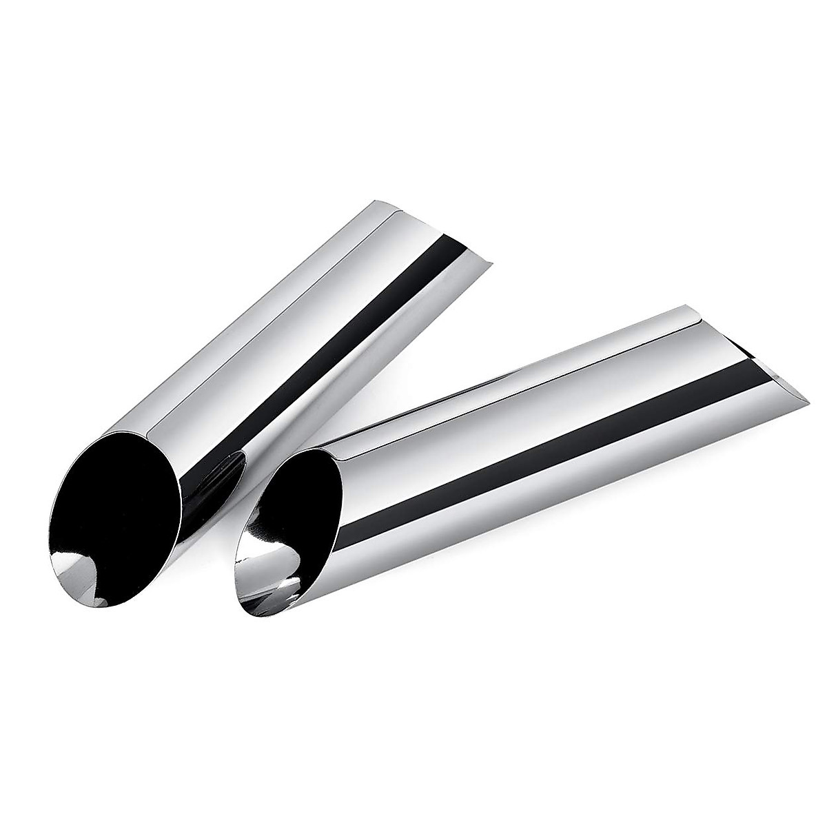 DS. DISTINCTIVE STYLE Cannoli Tubes Kit 12 Pieces Stainless Steel Canolli Shell Molds with Cake Ring Mold DIY Canoli Forms for Baking