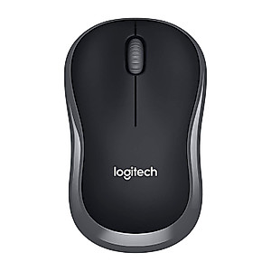 Logitech K270 Wireless Keyboard and M185 Wireless Mouse Combo — Keyboard and Mouse Included, Long Battery Life (Black with Mouse)