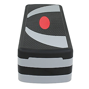 Smartxchoices 30'' Aerobics Stepper Workout Step Platform with 4" - 6" - 8" Adjustable Risers, Fitness Exercise Workout Trainer,Non-slip Step Platform for Cardio, Core, Strength Training,Home Gym