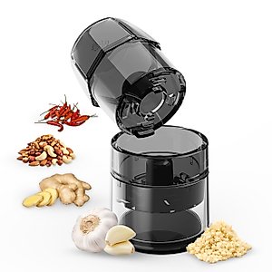 Garlic Press Grinder, UHIYEE BPA-Free Garlic Crusher Mincer, Garlic Press Tool Dishwasher Safe, Easy-Clean, Ideal Kitchen Gifts