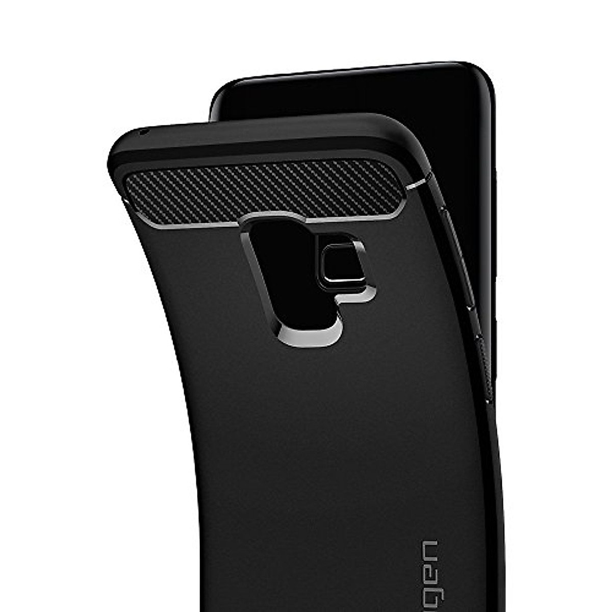 Spigen Rugged Armor Designed for Samsung Galaxy S9 Case (2018) - Matte Black