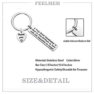 FEELMEM Housekeeper Jewelry Cleaning Squad Housekeeper Gift A Truly Great Housekeeper is Hard to Find Appreciation Gift