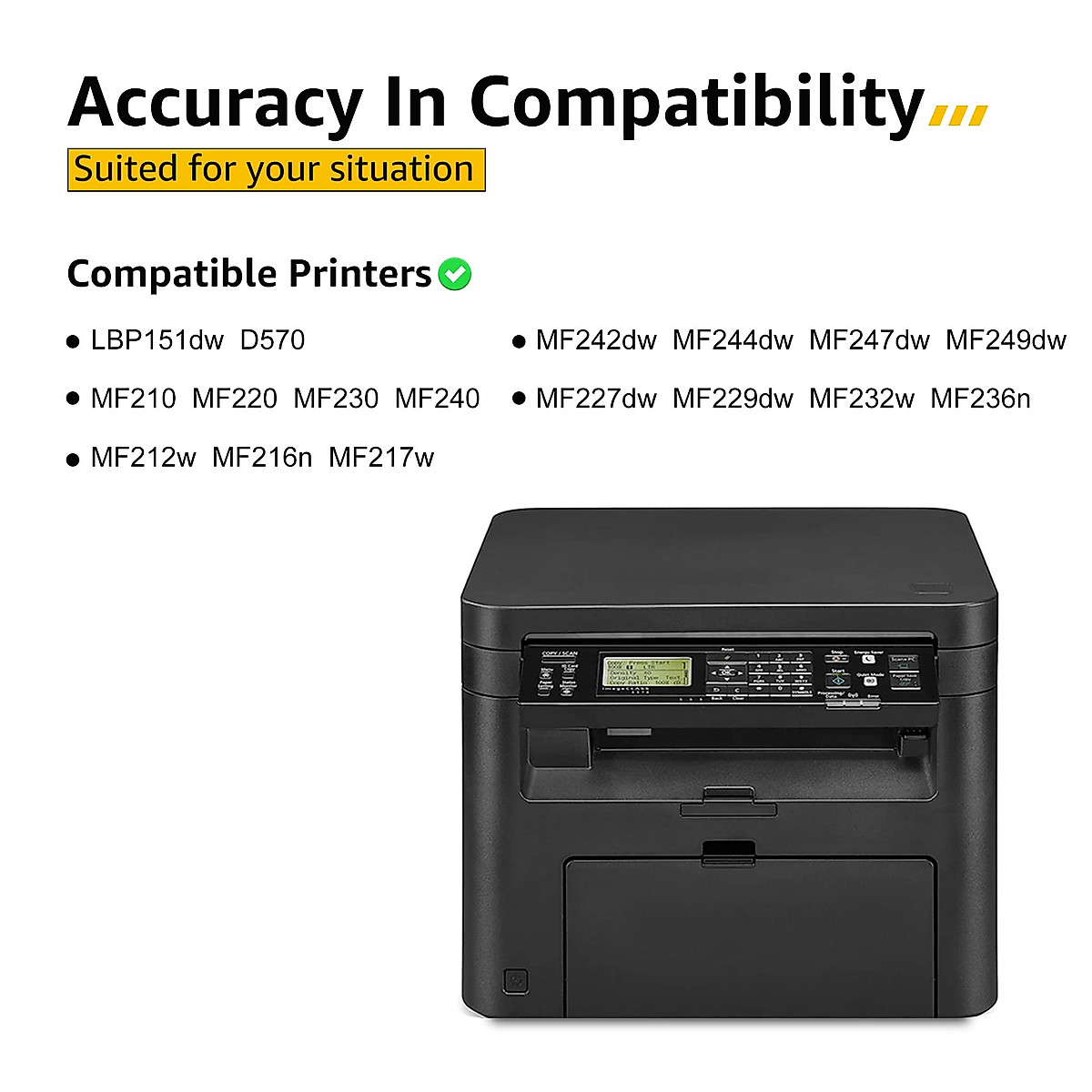CMYBabee Compatible for Canon 137 Black Toner Cartridge Replacement for CRG137 ImageClass MF236n D570 LBP151dw MF247dw MF249dw MF232w MF242dw MF244dw MF216n MF227dw MF212w Printer Ink (2-Pack)