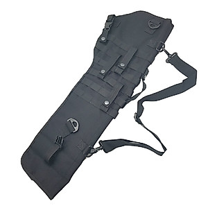 NewSilkRoad Tactical Rifle Scabbard Military Holster Gun Protection Carrier Shotgun Bag Gun Storage Pouch Protective Shoulder Bag Ambidextrous for Outdoor Hunting