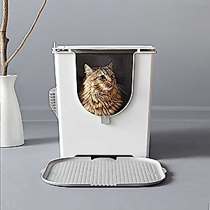 Modkat Flip Litter Box Includes Scoop and Reusable Liner - Gray