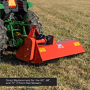 Titan Attachments 3.5" Wide Replacement Steel Flail Hammer Blade for Tractor Mower, Pack of 5