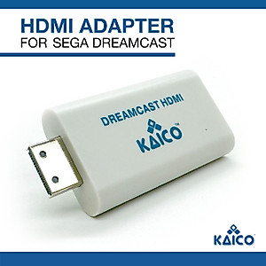 Kaico Sega Dreamcast HDMI Converter - Simple Plug and Play HDMI Converter for Sega Dreamcast Sega Dreamcast VGA Cable to Dreamcast HDMI - The Best Sega Dreamcast AV Cable
