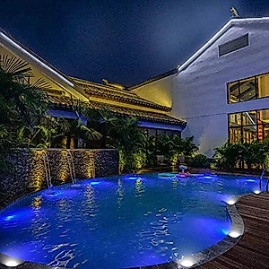 ELEGLO 12 Pack 3W Low Voltage Led Landscape Lights,12V/24V AC/DC Well Lights,IP67 Waterproof In Ground Light and Landscape Lighting for Garden,Yard, Driveway, Deck, Step Up Light(Warm White 12 Pack)