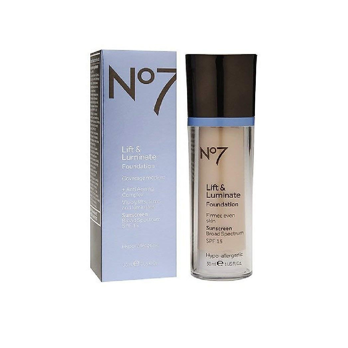 Boots No7 Lift & Luminate Foundation Warm Beige