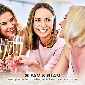 Grandma's Secret Jewelry Cleaner - Gold and Silver Jewelry Cleaner - Toxin and Chemical-Free Jewelry Cleaning Solution - Jewelry Cleaner Liquid for Office and Home Use - 3-Ounce Anti Tarnish Spray