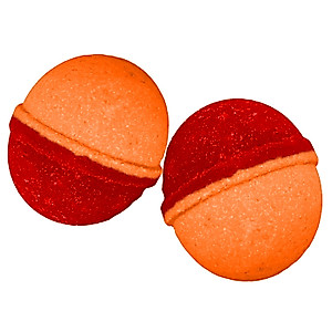 I Pooped Today Bath Bombs - Funny Happy Pooper Bath Balls for Adults - XL Black and Red Fizzers, Handcrafted, Made in America, 2 Count