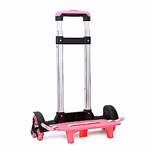Backpack Hand Truck YUB Wheeled Cart Trolley Hand Aluminium Alloy Folding Trolley Cart for Schoolbag