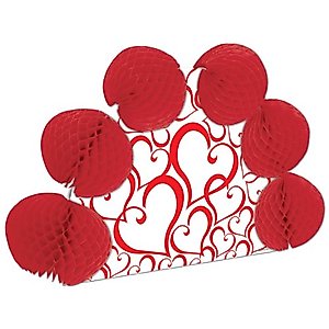 Valentine Pop-Over Centerpiece (different design front & back) Party Accessory (1 count) (1/Pkg)