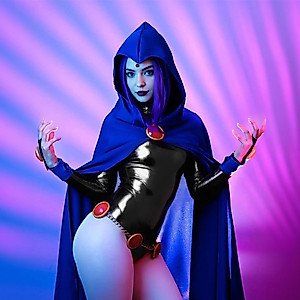 Javly Long Sleeve Metallic Bodysuit Women Shiny Dance Leotard Turtleneck Latex Bodysuit