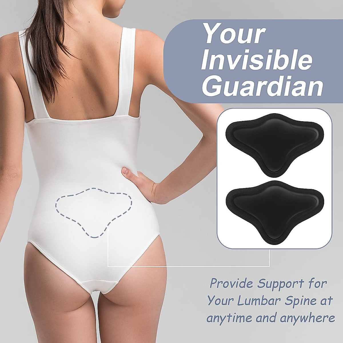 2 Pieces Lipo Foam Back Board Lumbar Molder Board BBL Vertebral Foam Plate Supplies After Lipo Abdominal Compression Board AB Board Shapewear Molder Board for Women Liposuction and BBL Post