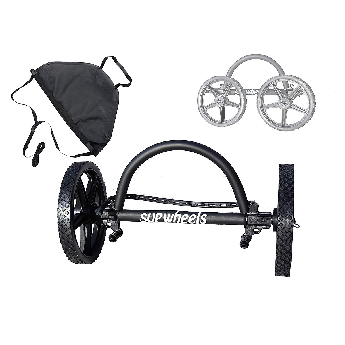 SUP Wheels | Walk or Bike Bundle | Wheel Carry + Bike Strap Handle Combo