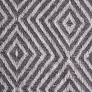 DII Diamond Throw Collection Woven Cotton, 50x60, Mineral Gray