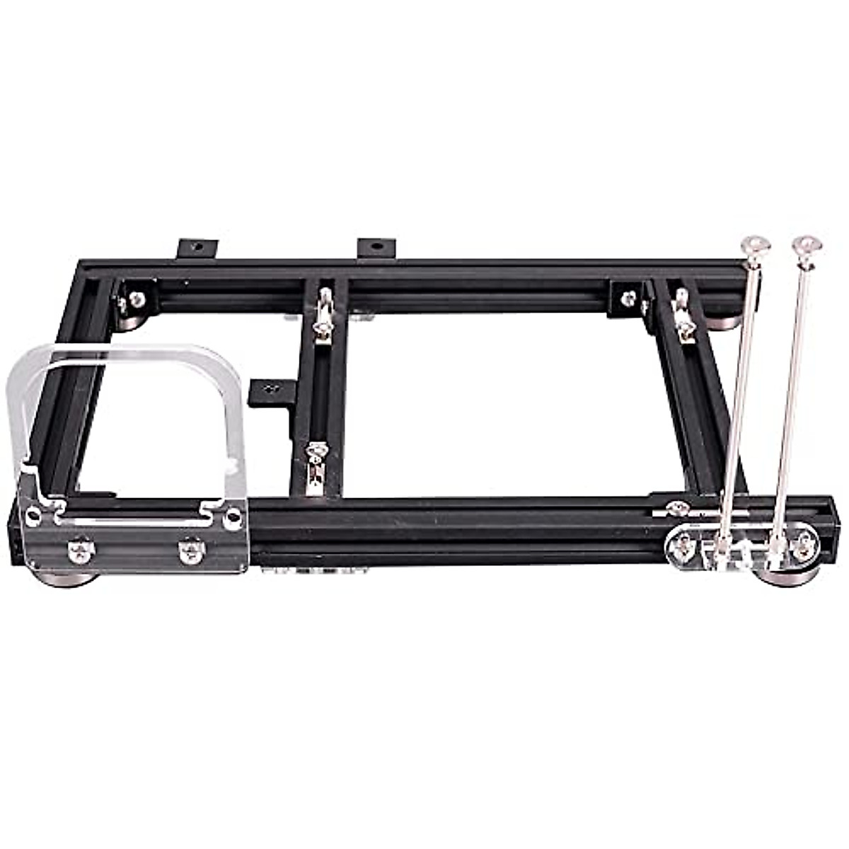 ITX Motherboard PC Computer Case,Mini ITX Open Air Frame Computer Overclock Case Computer Motherboards PC Test Bench, Aluminum Mod Base Motherboard