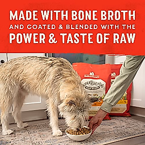 Stella & Chewy's SuperBlends Raw Blend Wholesome Grains Grass-Fed Beef, Beef Liver & Lamb Recipe with Superfoods, 3.25 lb. Bag
