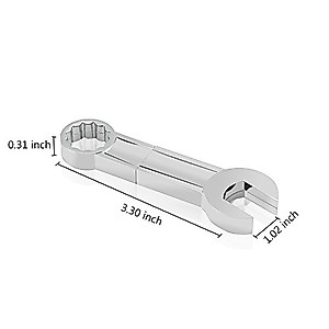 CHUYI Novelty and Cool Metal Wrench Shape Design 64GB USB 2.0 Flash Drive Pendrive Memory Stick Creative Thumb Drive Jump Drive Gift