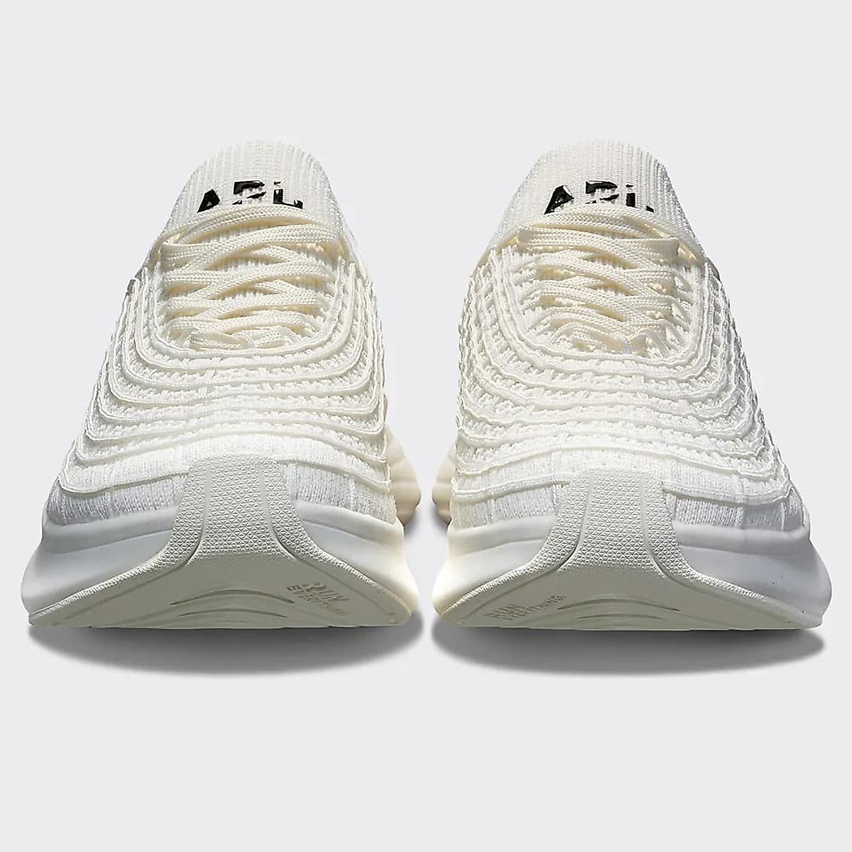 APL: Athletic Propulsion Labs Women's Techloom Zipline Sneakers, Ivory/Ivory/Black, 10.5