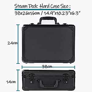 D DACCKIT Carrying Case for Steam Deck - Storage Case for Steam Deck Console & Accessories