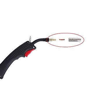 MIG Welding Gun Consumables Contact Tip/Nozzle/Tip holder For Chicago Electric Welder Complete Replacement Flux Welding Torch (0.8mm/0.03'')