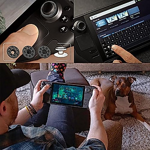 Thumbstick Precision Rings for ASUS USB ROG Kunai 3 Gamepad、Valve Steam Deck、Switch Joy-Con、Razer Kishi / Kishi V2 / JunglecatPS VR2、Pico 3 / Pico 4 Joystick Controller Analog Stick Aim Assist Rings