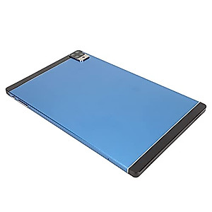 VINGVO Blue Tablet, 10.1 Inch 3 Card Slots HD Tablet for Study (US Plug)