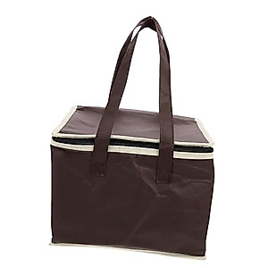 NAMOARLY Aluminum Insulation Pizza Thermal Takeaway Pizza Little Food Cooler Pizza Warmer Insulated Food Storage Non-woven Fabric Coffee