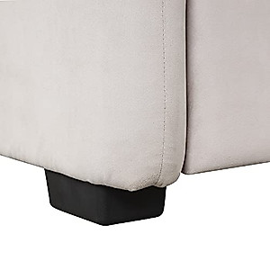 Multifunctional Velvet Loveseat Sofa with Pull Out Sleeper Couch Bed ,USB Port ,3-pin Plug & Twin Memory Mattress for Living Room Furniture Sets, Spaces Saving Design for Home, Apartment and Office