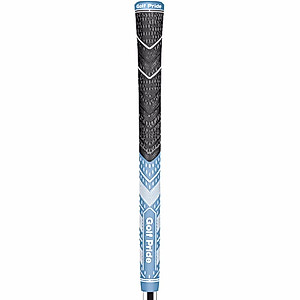 Golf Pride MCC Plus 4 Teams Golf Grips - Std, Light Blue/White