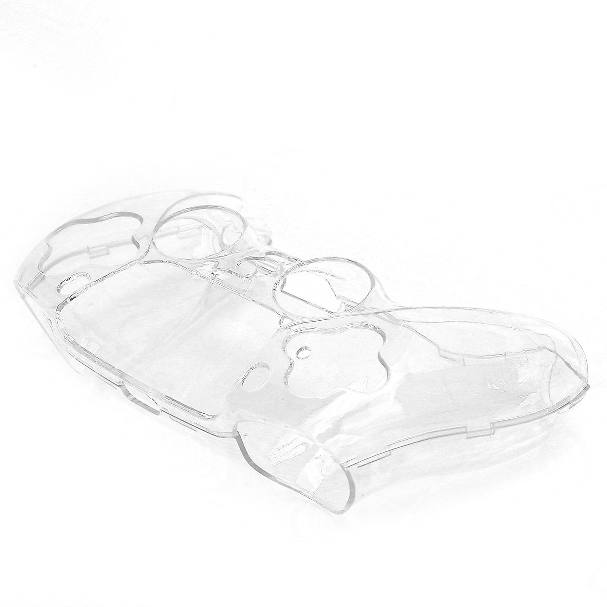 Gamepad Case for PS5 Controller, Clear Controller Skin Anti-Slip Silicone Rubber Cover for PS5, Gamepad Handle Grip for PS5 Controller