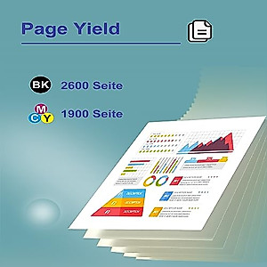 802XL Remanufactured for Epson 802 Ink Cartridges for Epson 802XL T802XL 802 XL for Workforce Pro WF-4720 WF-4730 WF-4734 WF-4740 EC-4020 EC-4030 Printer(Black Cyan Magenta Yellow)