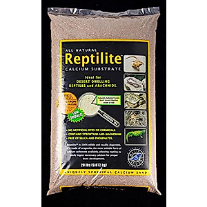 Reptilite Calcium Sand Baja Tan 20lb 2/cs