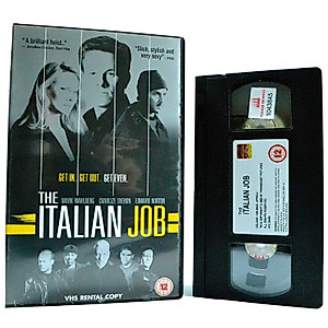 The Italian Job: Action (2003) - Large Box - Charlize Theron/Edward Norton - VHS