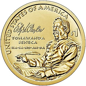 2022 D Position B BU Sacagawea Native American Ely S. Parker Dollar Choice Uncirculated US Mint