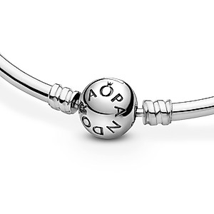 PANDORA Sterling Silver Bangle Bracelet, 8.3 IN