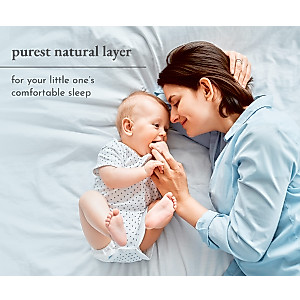 100% Organic Cotton Crib Sheets for Boys or Girls, Set of 2 Fitted Sheets, Cooling & Softest Baby Crib Sheets for Girl, Crib Mattress Sheet or Toddler Bed Sheets, Percale (Dark Gray)